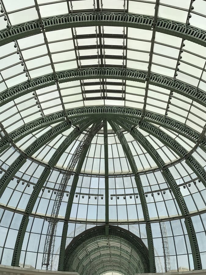 Glass Roof Structure Mall of the Emirates Stock Image - Image of ...