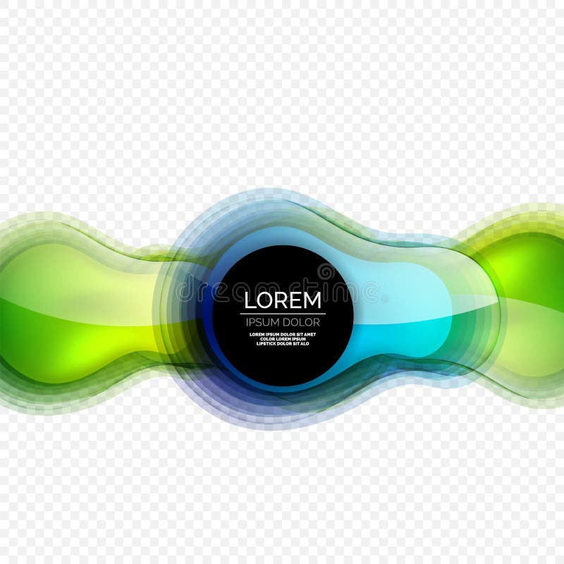 Glass Round Shape Modern Design Template, Abstract Background Stock ...