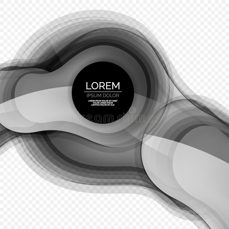 Glass Round Shape Modern Design Template, Abstract Background Stock ...