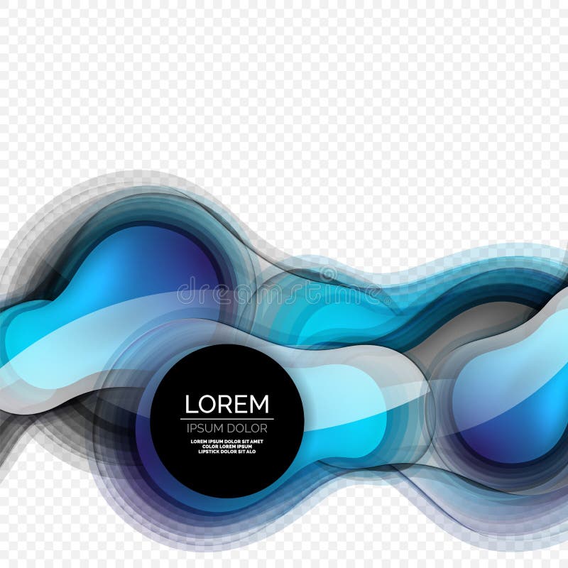 Glass Round Shape Modern Design Template, Abstract Background Stock ...