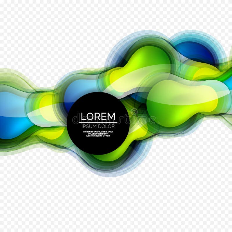 Glass Round Shape Modern Design Template, Abstract Background Stock ...