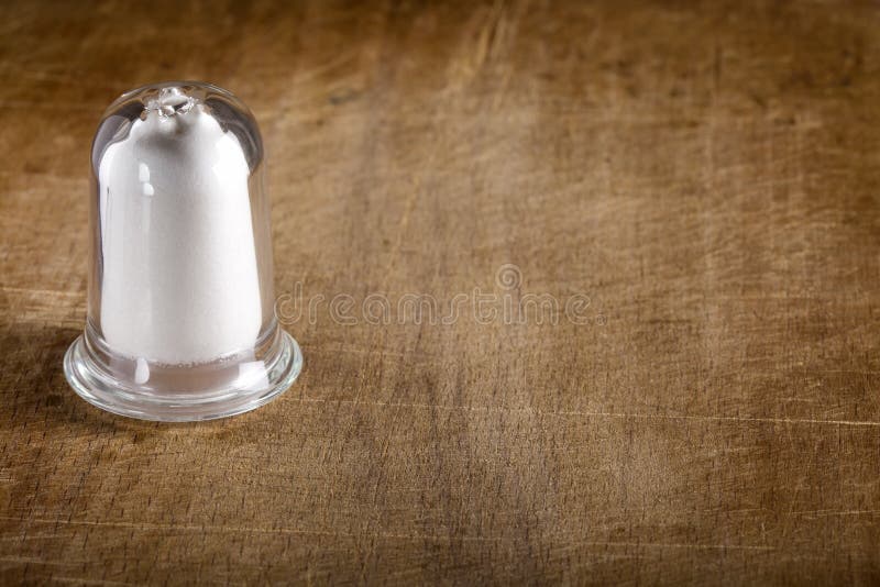 Glass salt cellar stock image. Image of cellar, grains - 70166249