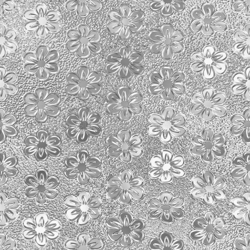 Glass Seamless Texture with Pattern for Window, 3d Illustration Stock ...