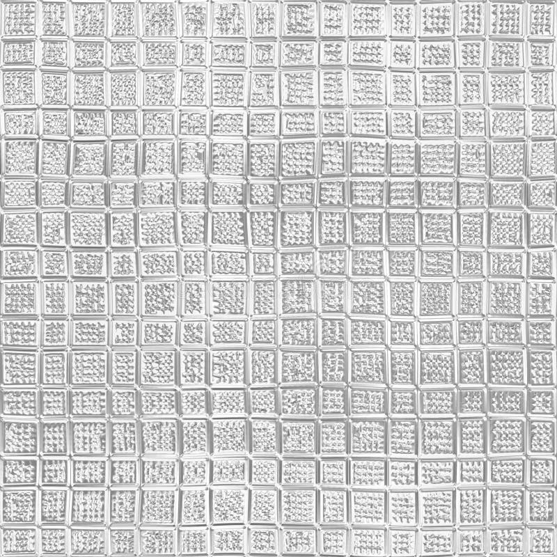 Glass Seamless Texture for Window with Square Pattern, 3d Illustration ...