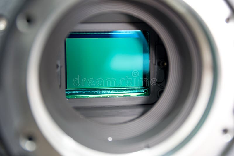 Glass sensors of camera. stock photo. Image of cinema - 61682592