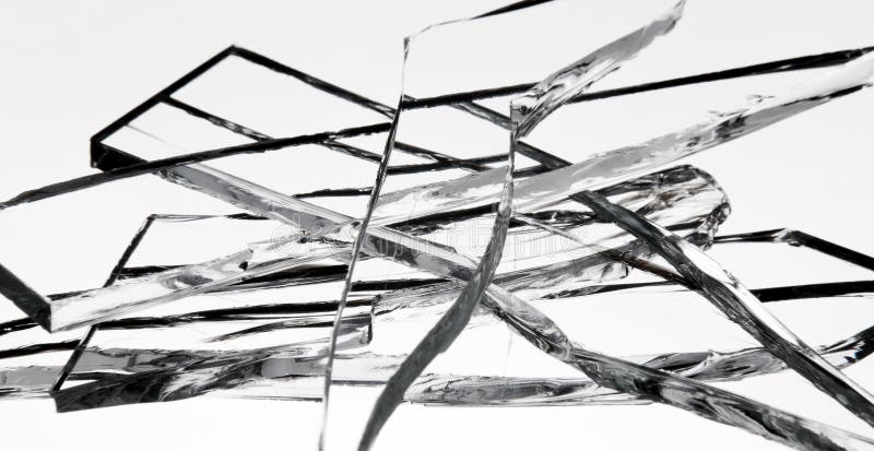 Glass shards stock photo. Image of abstract, black, pile - 35385026