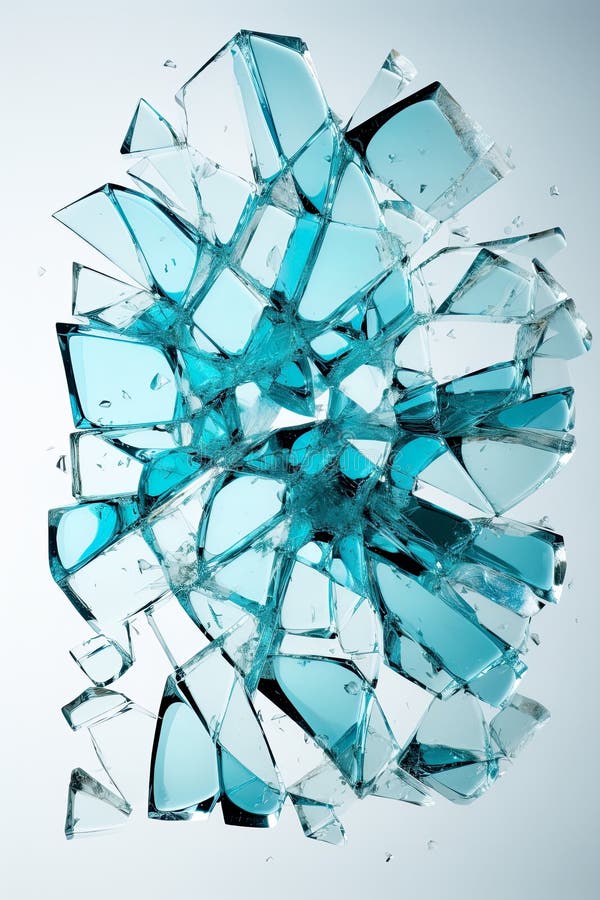 Glass Shattering, Creating a Striking Texture Concept on a Solid ...
