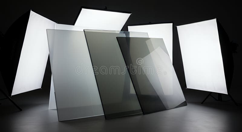 Glass Sheets in Studio Lighting Arrangement for Product Photography and ...