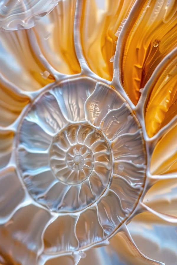 Glass Shell Close Up stock illustration. Illustration of organic ...