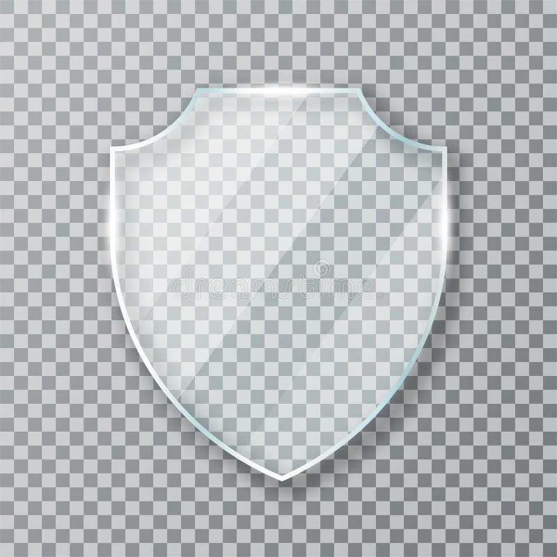 Glass Shield. Transparent Glass Shield and Acrylic Panel. Conceptual ...