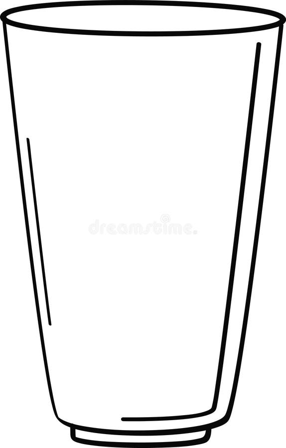Glass Sketch Doodle stock vector. Illustration of line - 321295683