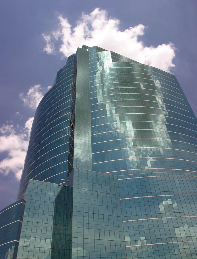 Glass & Sky 2 stock photo. Image of rise, quarter, head - 47582