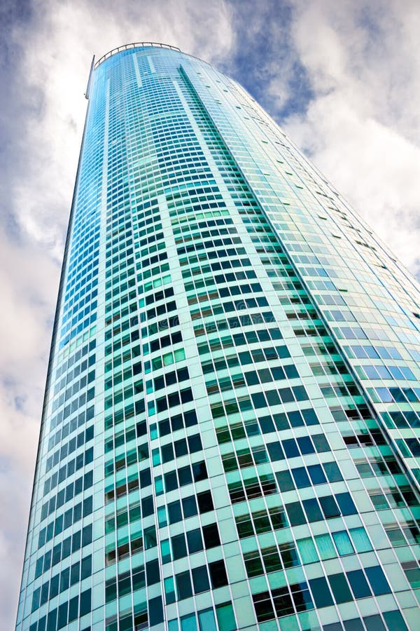 Glass skyscaper stock photo. Image of light, condominium - 140556916