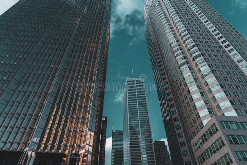 Glass Skyscraper (Toronto, Canada) Stock Photo - Image of city, modern ...