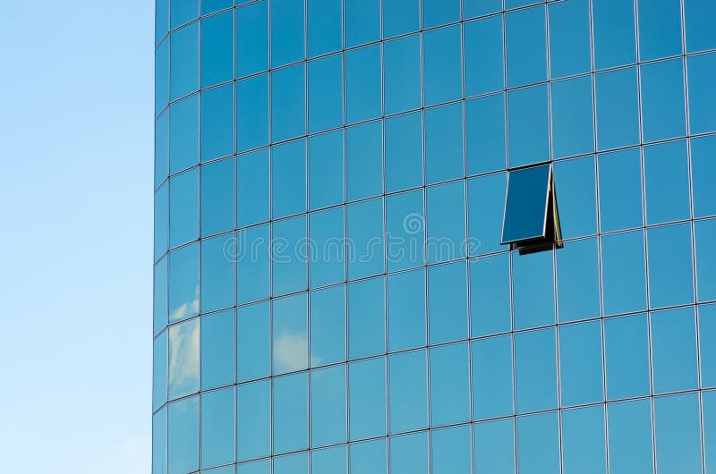 Glass skyscraper windows stock photo. Image of cross - 89128896