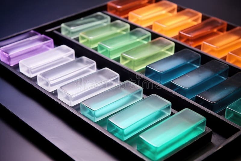 Glass Slides for Microscope on a Tray Stock Photo - Image of microscope ...