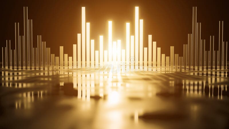 Glass sound waves stock illustration. Illustration of frequency - 313919100