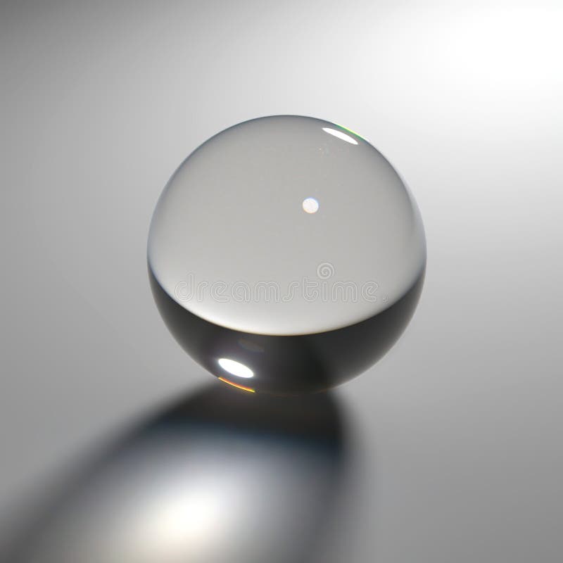 Glass Sphere with Caustic Light Stock Image - Image of glossy, internet ...