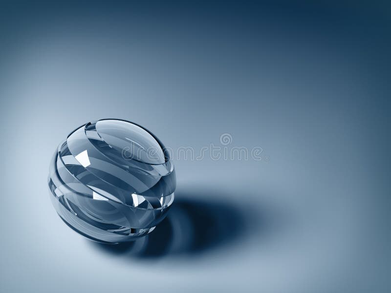 Glass sphere stock illustration. Illustration of symmetrical - 46911417