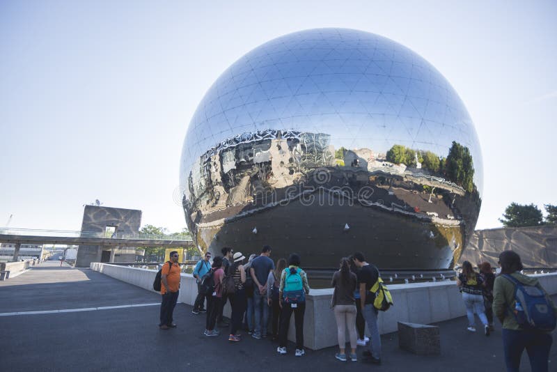 Glass Sphere on Park editorial image. Image of clear - 73835255