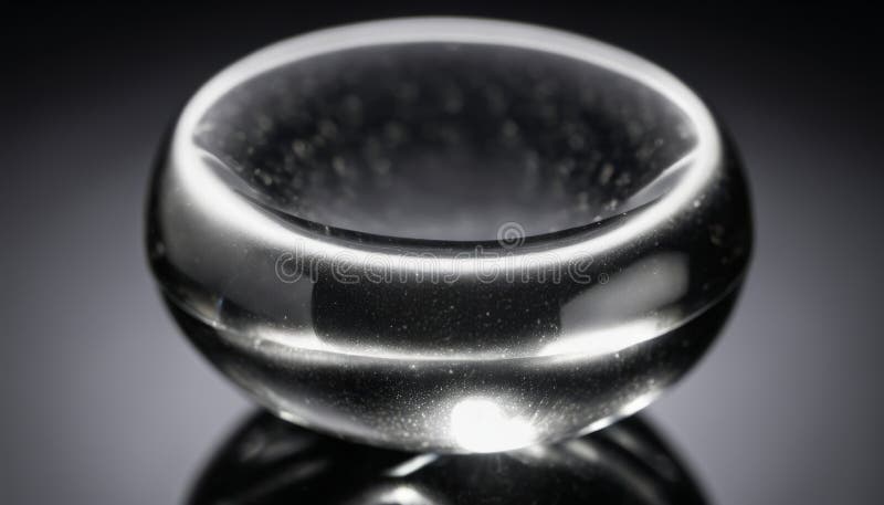 Glass Sphere with a Reflective Surface Stock Illustration ...