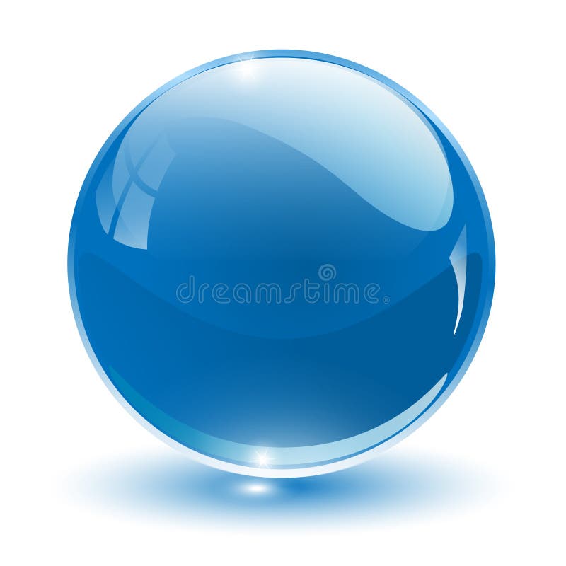 Glass sphere vector stock vector. Illustration of atom - 13215730