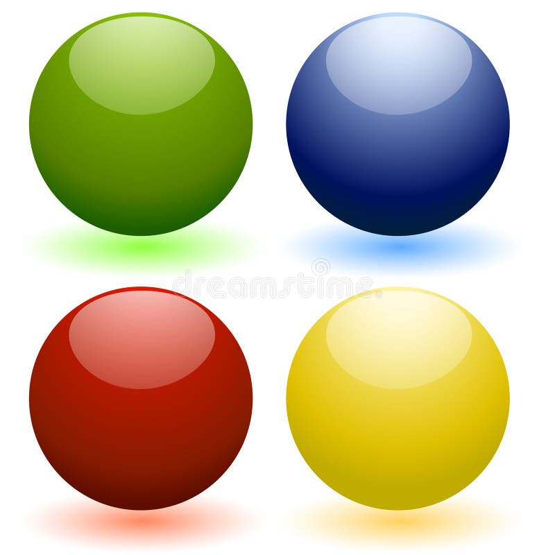Glass spheres, balls stock vector. Illustration of internet - 15172889