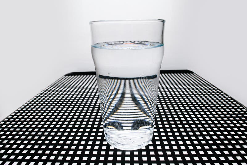 Glass with distortion stock image. Image of black, glass - 379825