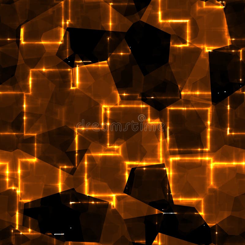 Glass square tiles in fire stock illustration. Illustration of texture ...