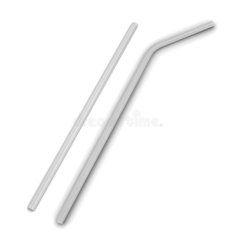 Glass Straw Icon on White Background Stock Vector - Illustration of ...