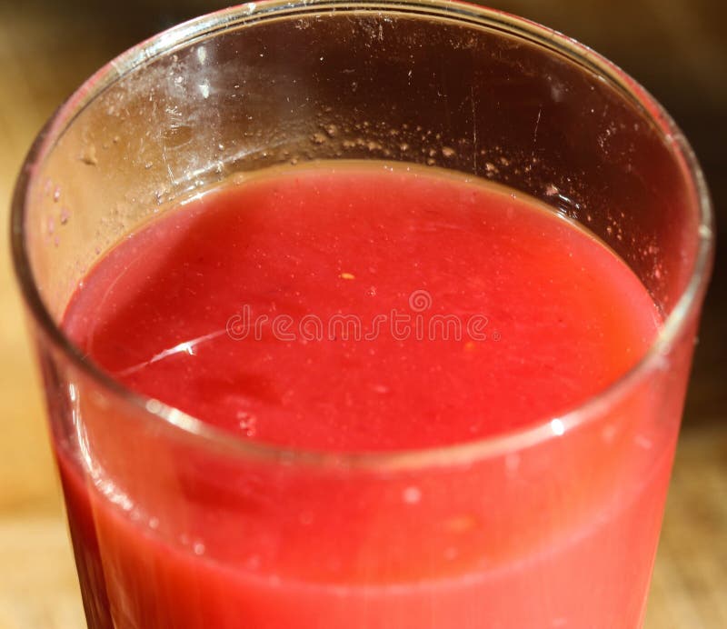 Glass with Strawberry, Raspberry, and Apple Smoothie Stock Image ...