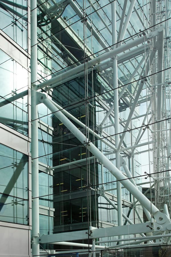 Glass structure stock image. Image of england, modern - 20675895