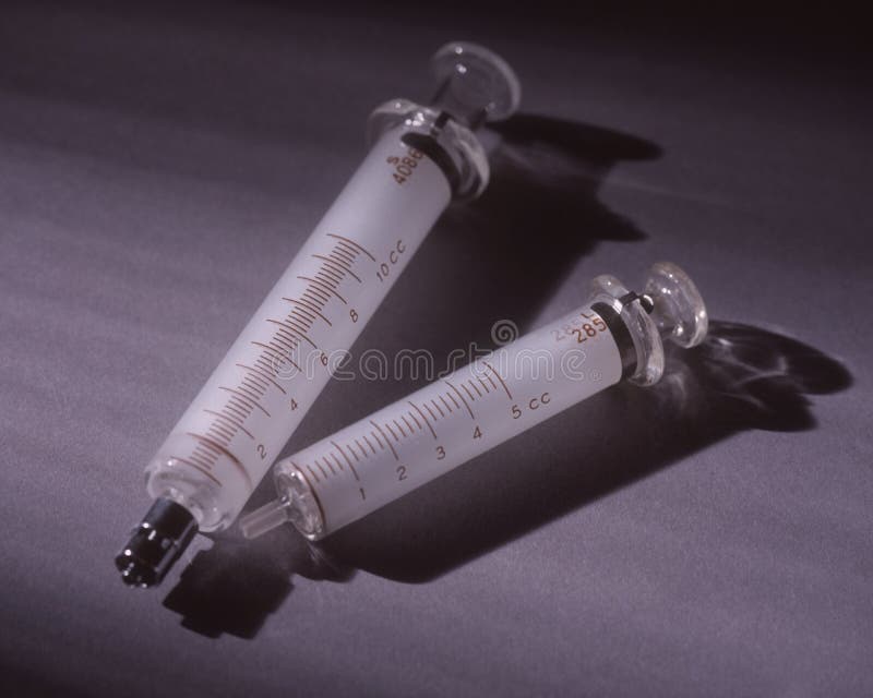 Glass Syringes stock photo. Image of syringe, cure, studio - 11442018