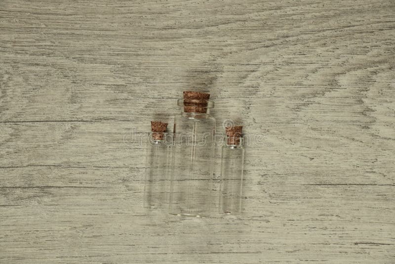 Glass Test Tube with Cork Cap on an Background Stock Photo - Image of ...