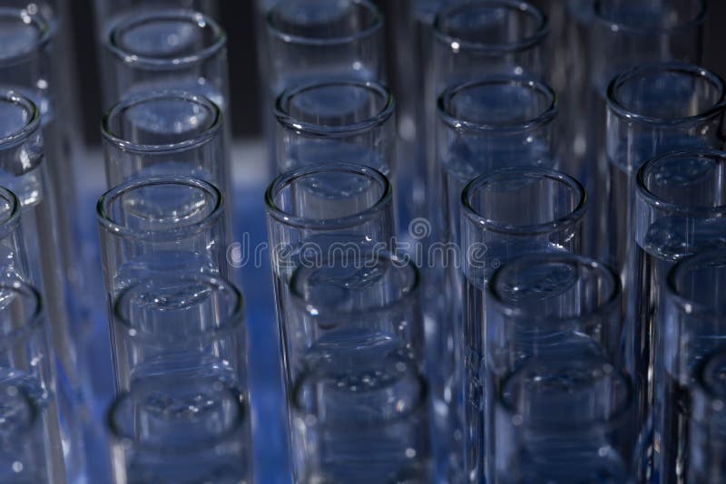 Glass test tubes stock image. Image of experiment, analysis - 264956377