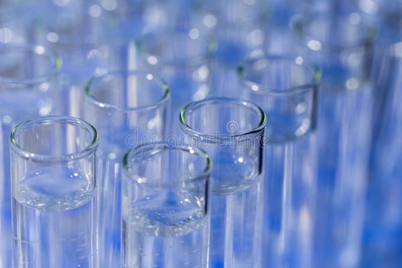 Glass test tubes stock image. Image of laboratory, liquid - 267414765