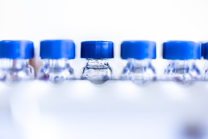Glass Flasks in a Chemistry Lab Stock Photo - Image of looking ...