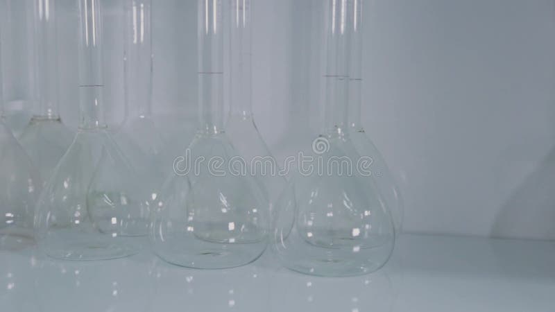 Glass Test Tubes in a Science Laboratory. Stock Footage - Video of ...