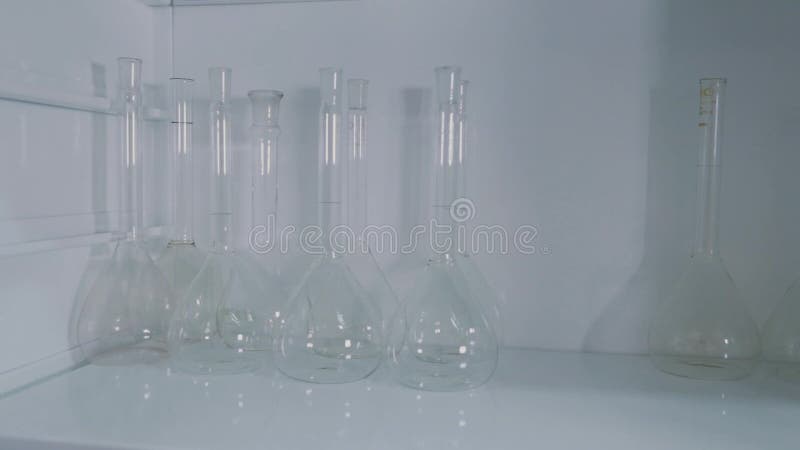 Glass Test Tubes in a Science Laboratory. Stock Video - Video of ...