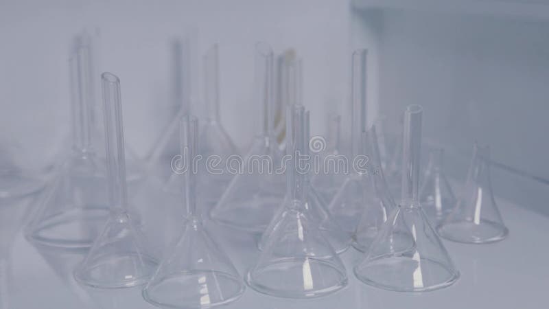 Glass Test Tubes in a Science Laboratory. Stock Video - Video of ...