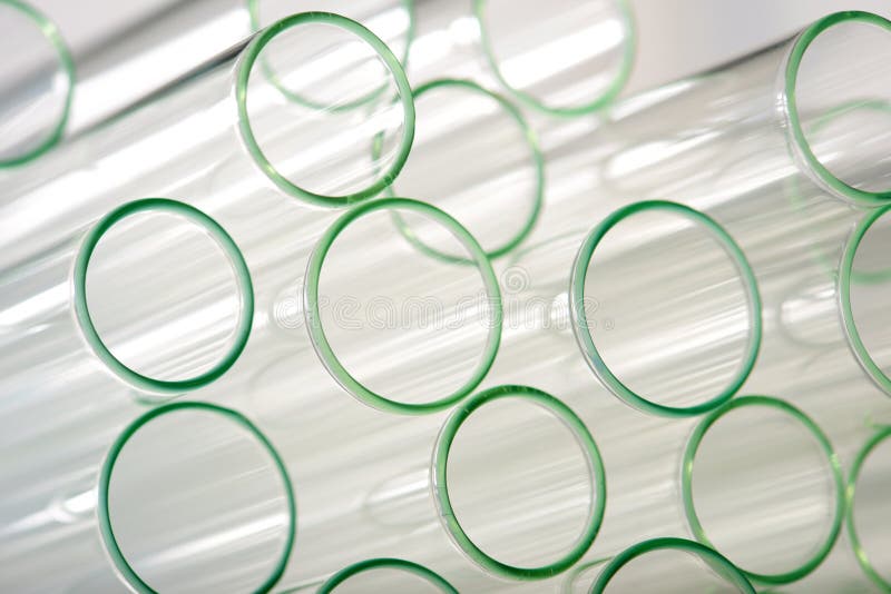 Glass Test Tubes Stacked in a Laboratory Countertop Stock Photo - Image ...