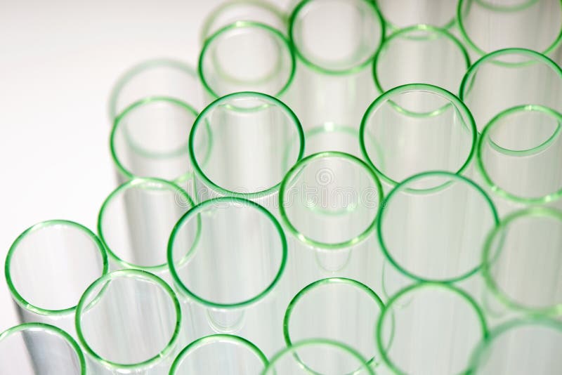 Glass Test Tubes Stacked in a Laboratory Countertop Stock Photo - Image ...