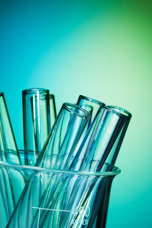 Laboratory Test Tubes in Science Research Lab Stock Image - Image of ...
