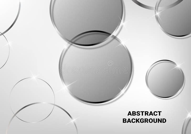 Circle glass overlap stock vector. Illustration of glossy - 259018380