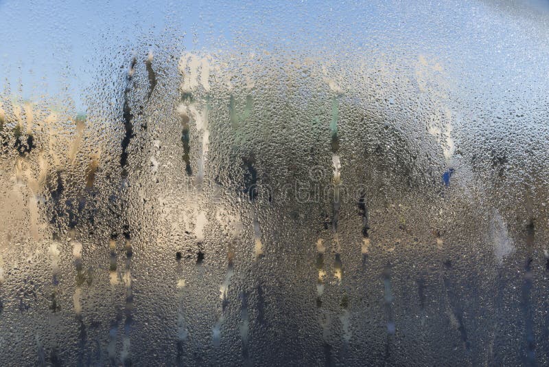 Glass Texture Covered with Dew Drops Stock Image - Image of cool, drops ...
