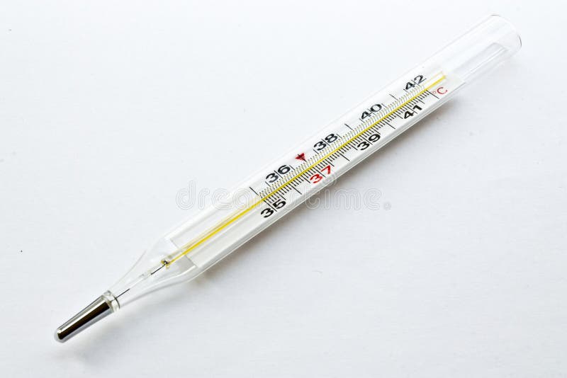 Glass thermometer stock photo. Image of child, measuring - 73334482