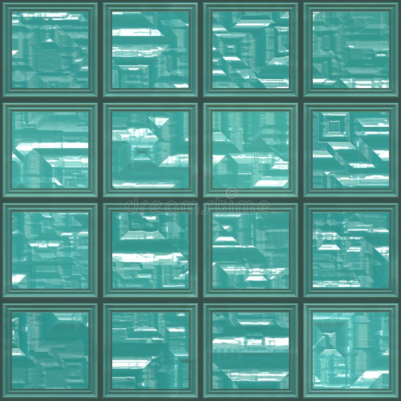 Glass Tiles Seamless Generated Hires Texture Stock Illustration ...