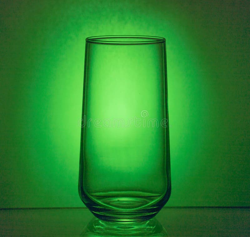Glass To the Green Light in Green Stock Image - Image of subject, glass ...
