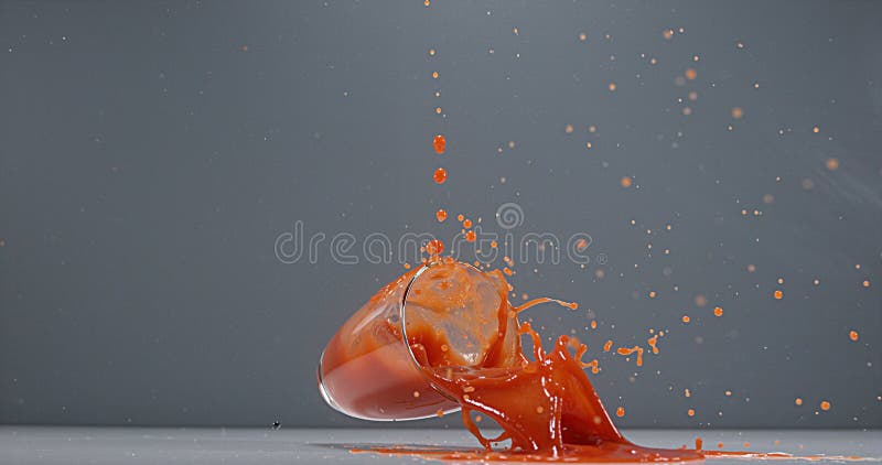 Glass of Tomatoe S Juice Falling Stock Image - Image of botany, soft ...