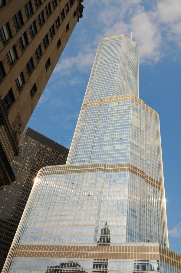 Glass tower stock image. Image of urban, windows, loom - 10901003